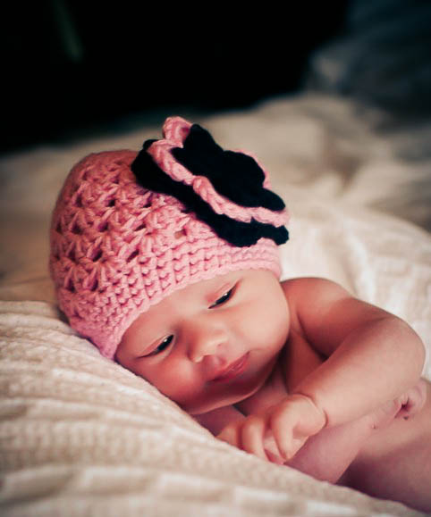 Crochet Flower Beanie on Luulla